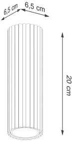 Krémové bodové svítidlo Gleam – Sollux