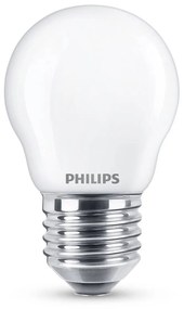 Philips Classic LED žárovka E27 P45 6,5W 2700K mat