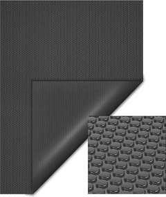 Bazénová fólie Wiltec – 5 × 8 m, černá (60251)