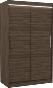 ADRK Furniture Posuvná skříň s LED osvětlením COLLIN 120 SW-COL-CH-120+L-V002