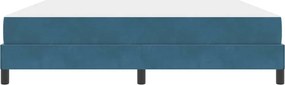 Postel s boxspringem s matrací Tmavě modrá 180 x 200 cm textil 3398711