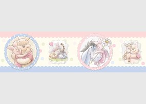 Dětská samolepící bordura na zeď Disney Medvídek Pú | 5 m x 13.8 cm | DWBD8066