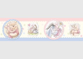 Dětská samolepící bordura na zeď Disney Medvídek Pú | 5 m x 13.8 cm | DWBD8066