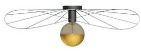 Thoro Lighting Nástěnná lampa/lustr - Eskola 70 - černá
