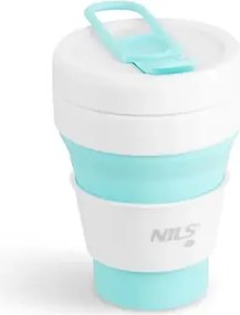 NILS Camp NC4103 355ml mátový / Skládací silikonový hrnek