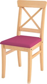 Potah na židli Ingolf s čalouněným sedákem barva švestková