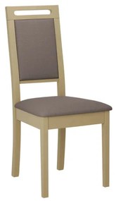 Čalouněná jídelní židle Heven XV, Barva dřeva: sonoma, Potah: Hygge D91