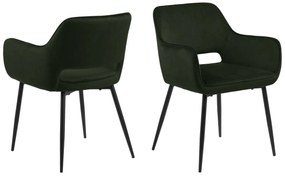 Designová jídelna židle Nereida olivově zelená