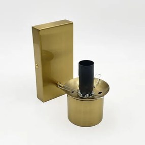 Nástěnná lampa SFERIO 1xE14/5W/230V mosaz/kouřová béžová