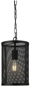 Searchlight 2481BK - Lustr na řetězu FISHNET 1xE27/60W/230V černá