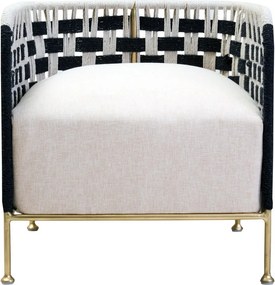 Černobílé křeslo Satna – Premier Housewares