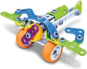 MALÝ MECHANIK Stavebnice letadlo Junior / 73 dílů / 30 x 23 cm / od 5