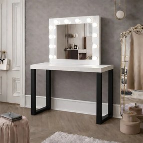 Ral Toaletní stolek s osvětlením GLAMOUR 1 Barva/ dekor: Bílá