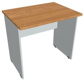Stůl pracovní rovný 80 cm - Hobis Gate GE 800 Dekor stolové desky: olše, Dekor lamino podnože: šedá