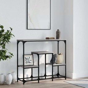 vidaXL Konzolový stolek 89,5 x 28 x 76 cm kompozitní dřevo [833384] Barva: šedá sonoma