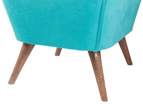 Atelier del Sofa Taburet Lake View - Turquoise, Tyrkysová