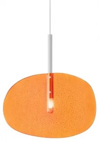 Lollipop, glass shape C orange Lasvit