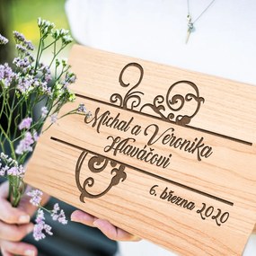 Ahome Ahome CZ Prkénko Ornament 35 x 20 x 1,9 cm