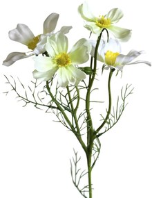 Bílý umělý cosmos 61cm