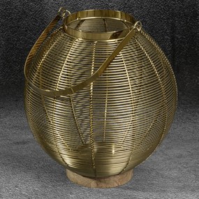 LAMPÁŠ MĚLA 29X27 CM ZLATÁ