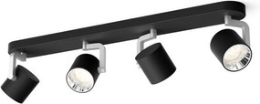 LED Bodové svítidlo Philips Byrl 50674/30/P0 s funkcí SceneSwitch černé