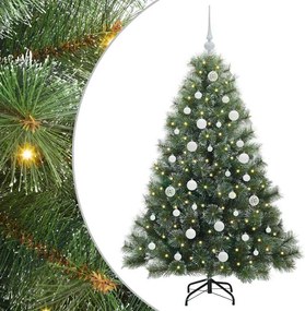 Umělý vánoční stromeček s stojanem Zelená 150 cm PE a PVC 3397838