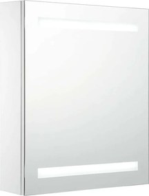 LED koupelnová skříňka se zrcadlem 50 x 13,5 x 60 cm 285115