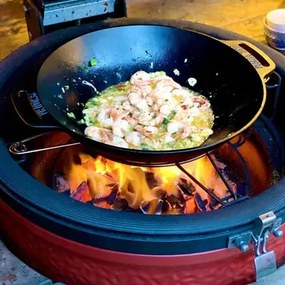Valhal Outdoor Litinová pánev WOK VH.WOK36