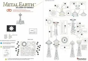 Metal Earth 3D Puzzle Space Needle v Seattlu / 20 dílků / od 14 let