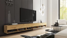 TV stolek Lebeno 300, dub wotan s LED osvětlením