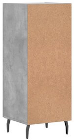 Příborník betonově šedý 34,5 x 34 x 90 cm kompozitní dřevo - Default Title
