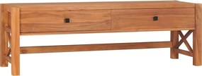 vidaXL TV stolek 140 x 40 x 45 cm teakové dřevo [325267]