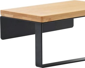 Tutumi Tutumi, držák WC papíru 322747, černá-hnědá, REA-07010