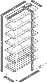 Tchibo - Regál - barva: černá
