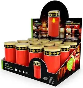 Nedis LED Hřbitovní svíčka / 2x AA baterie