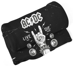 Sablio Deka ACDC Live fast, die young - 190x140 cm