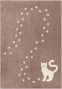 Kusový koberec Kotě béžový 160 x 230 cm