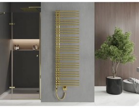Mexen Neptun, elektrické topné těleso 1600 x 500 mm, 600 W, zlatá lesklá, W101-1600-500-2600-50