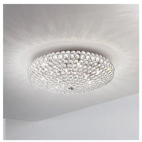Ideal Lux - LED Křišťálové stropní svítidlo KING 5xG9/3W/230V pr. 38 cm chrom