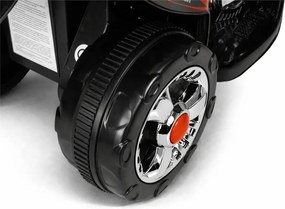 LEAN CARS Elektrická motorka pro děti HC8051 černá, LED světla a zvuky