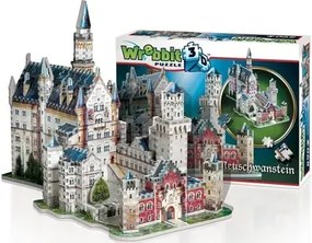 WREBBIT 3D puzzle Zámek Neuschwanstein / 890 dílků / od 14 let