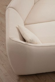 Atelier del Sofa Rohová sedací souprava Mentıs Corner 5 (L1+Cx+2Xr), Krémová