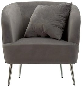 Designové křeslo Caerwyn šedé