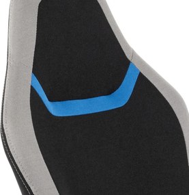 Dětská otočná židle černá KA-L611 BLUE