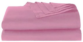 Bavlněné  prostěradlo růžové,  220x240cm