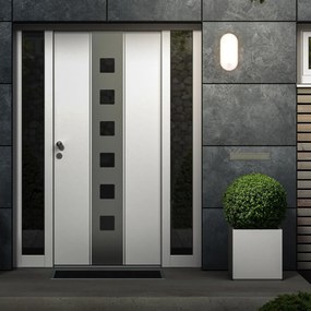 BRILO 3830016 Ruch LED venkovní nástěnné svítidlo, pohybové čidlo, IP65, bílé - BRILO