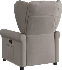 Elektrické polohovací křeslo taupe textil 3303361