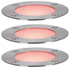 Paulmann 94275 Plug&Shine základní set zápustných venkovních svítidel RGBW 3x3,6W LED, IP65 ZigBee