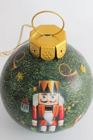 Klasik vánoční koule s Louskáčkem LED 40cm