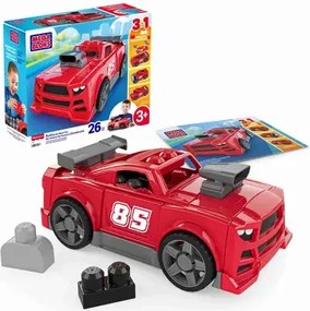 MEGA BLOKS Stavebnice Závodní auto 3 v 1 / 26 dílků / od 3 let